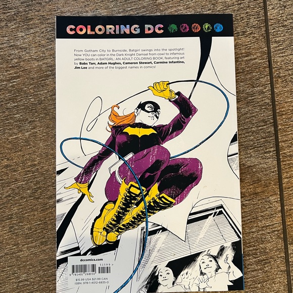 DC Comics | Other | Coloring Dc Batgirl An Adult Coloring Book | Poshmark